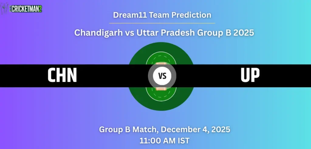 CHN vs UP Dream11 Prediction Today Group B Match: Fantasy Cricket Tips ...
