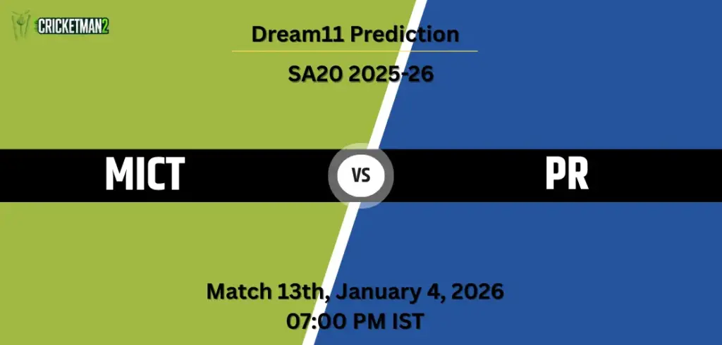 MICT vs PR Dream11 Prediction Today Match 13: Fantasy Cricket Tips ...
